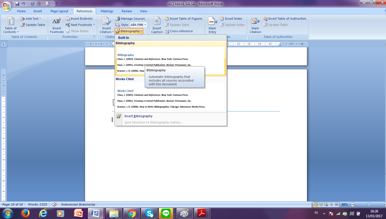Langkah-langkah Membuat Body Note
