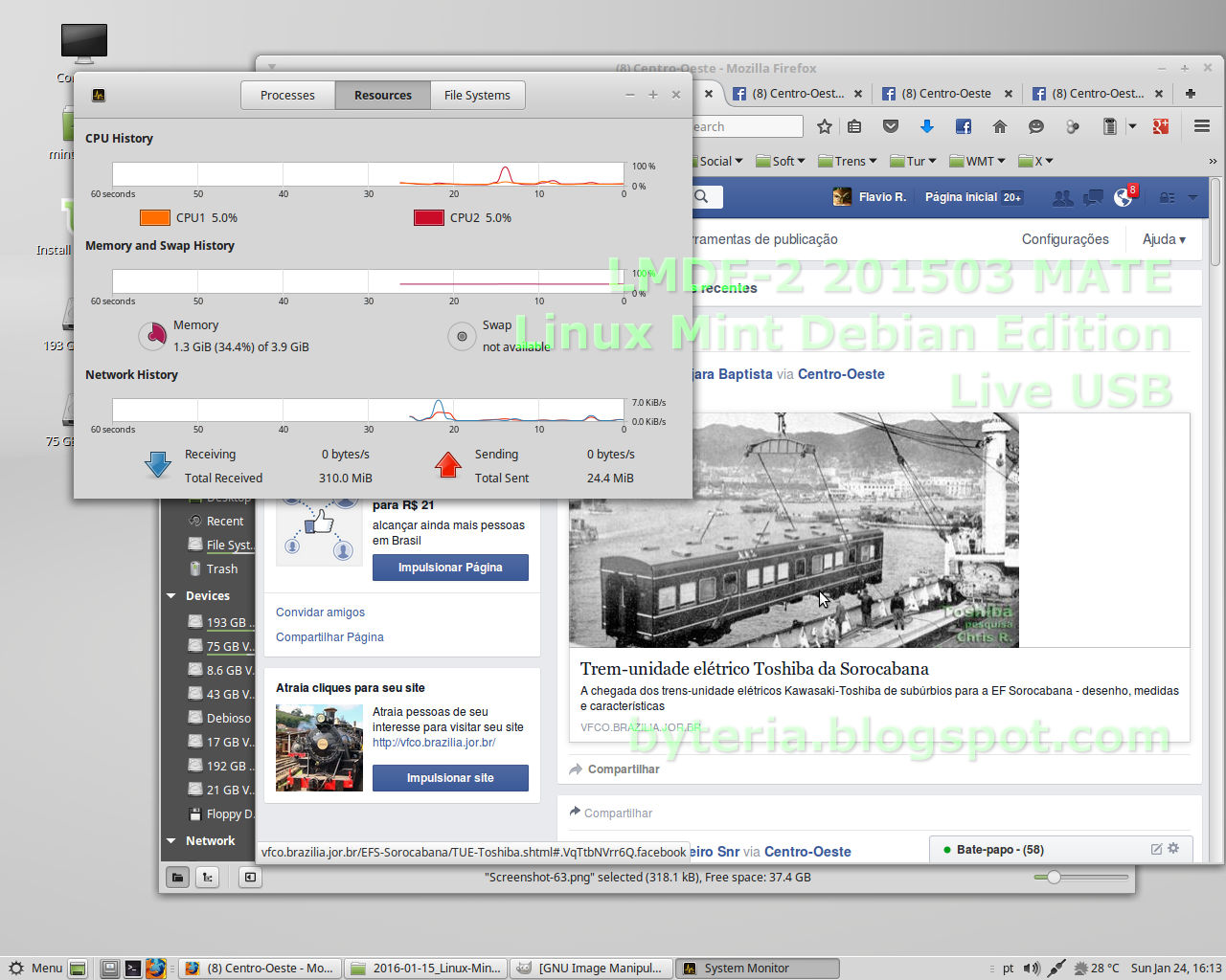 Byteria: Live LMDE-2 - Linux Mint Debian Edition MATE