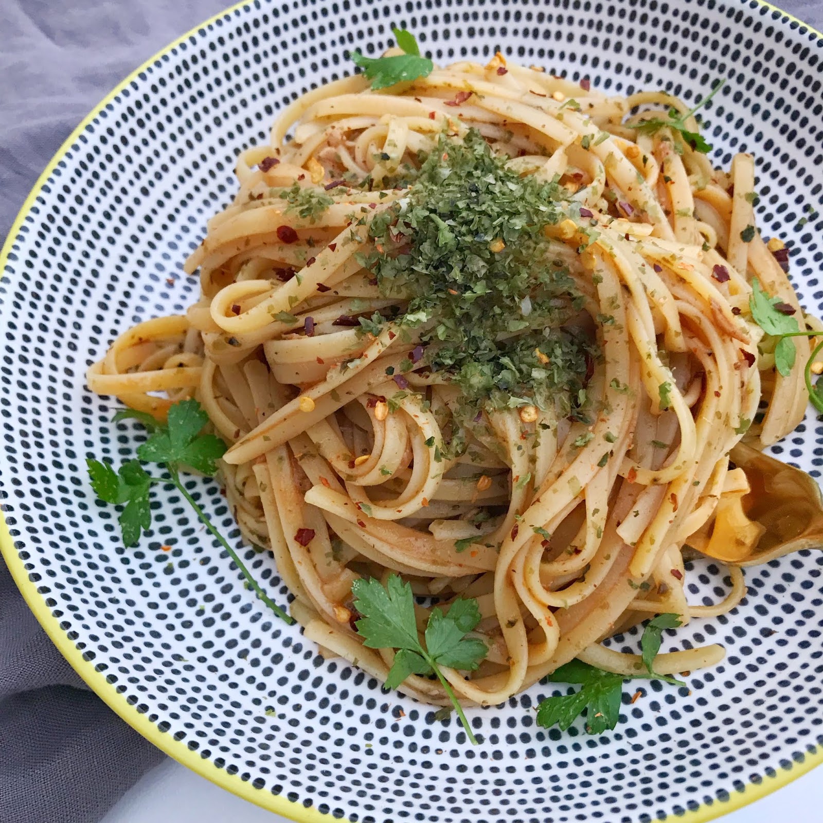 Japanese Style Pepperonchino Pasta / LUCY LOVES TO EAT