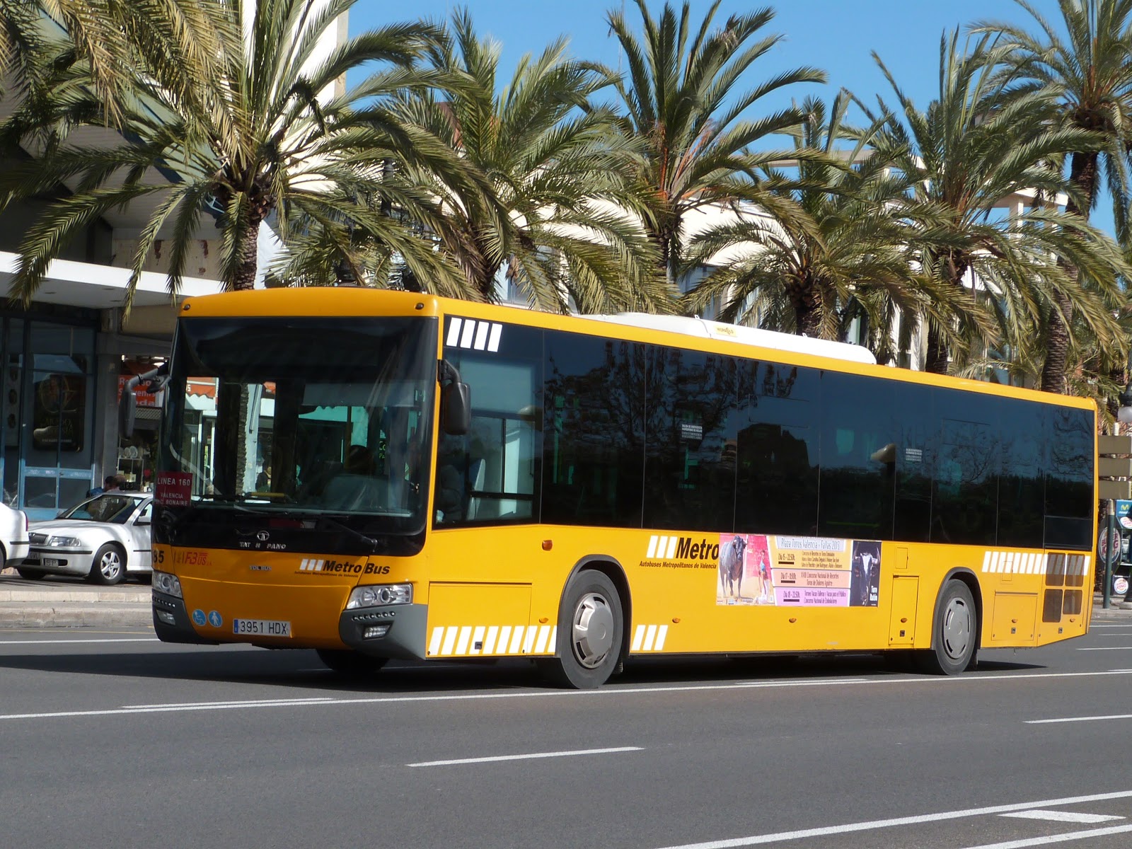 Autobuses de Valencia: FBús 185. Línea MetroBús 160