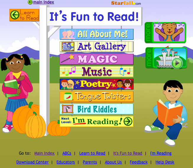 The way we like English: "I´m reading" I have fun!!!