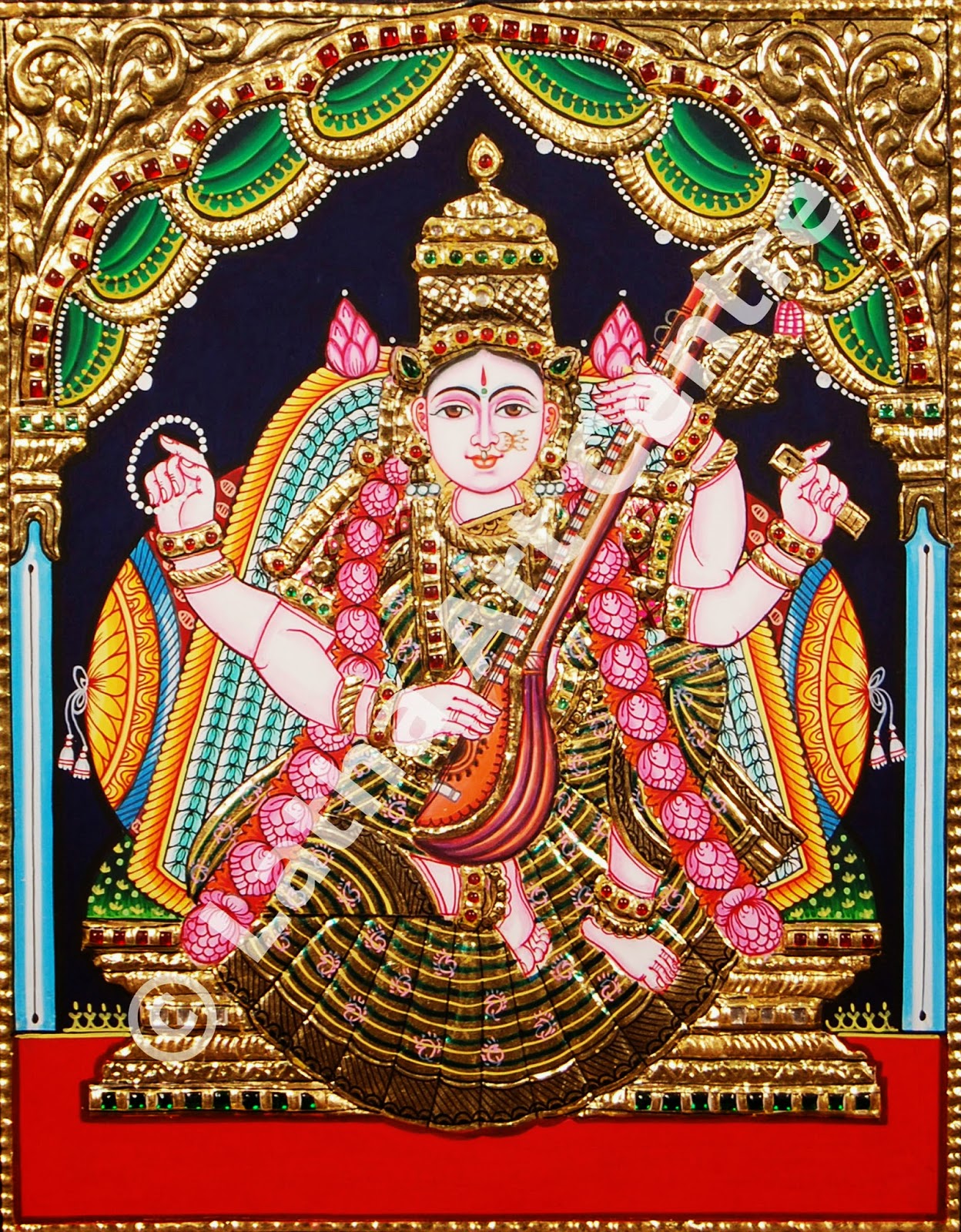 Gods-Leaders-Images-Drawings: Tanjore Paintings rare Collection