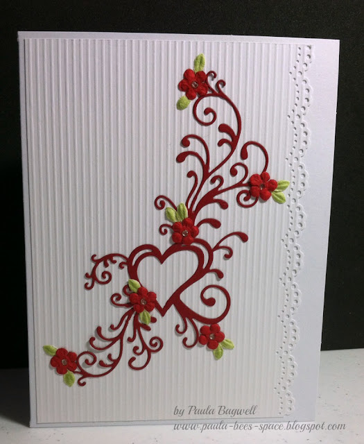 Paula's Space: Heart Flourish Cards