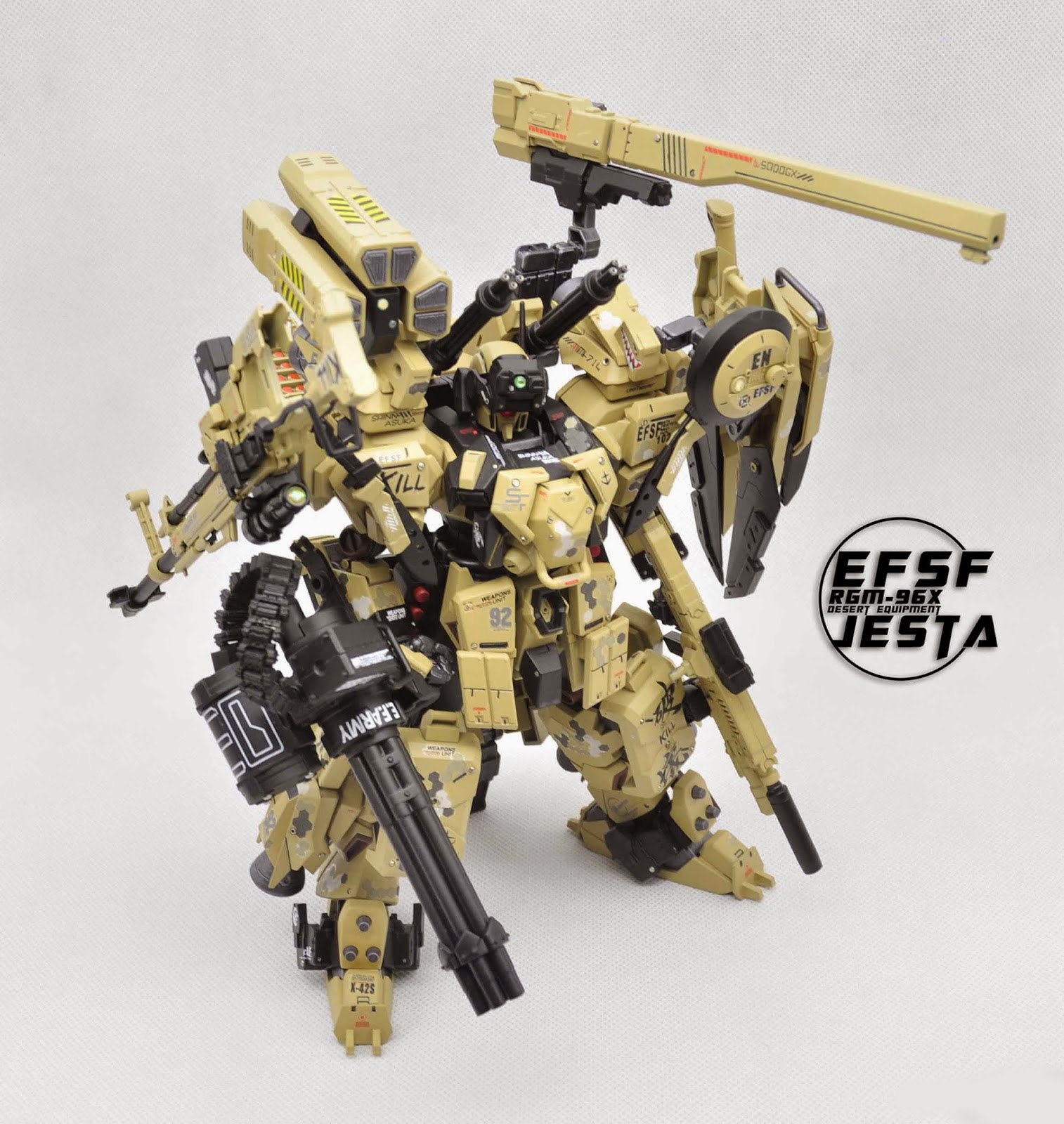 GUNDAM GUY: Desert Equipment Jesta - Custom Build