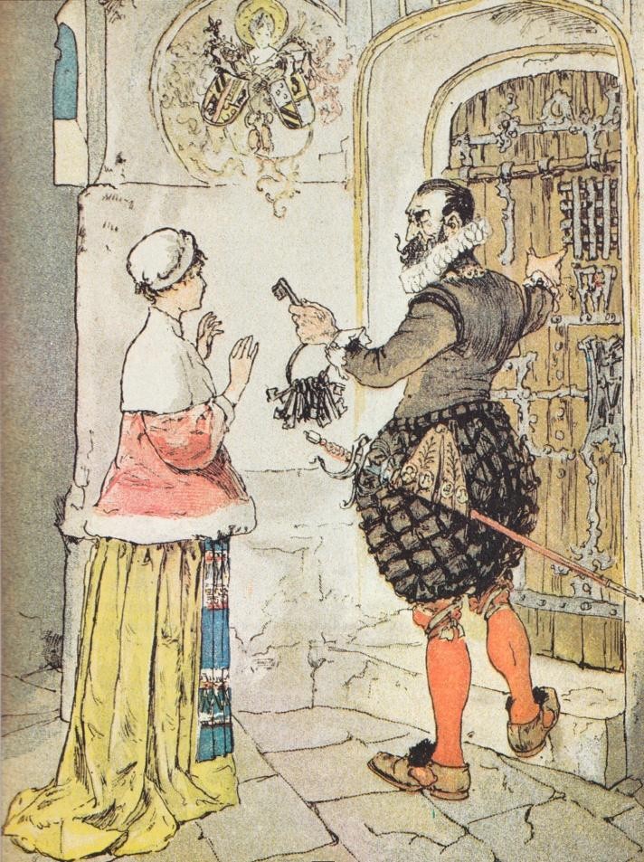 La Galleria delle Fiabe di Tiziana Ricci. La storia illustrata di Barbablù