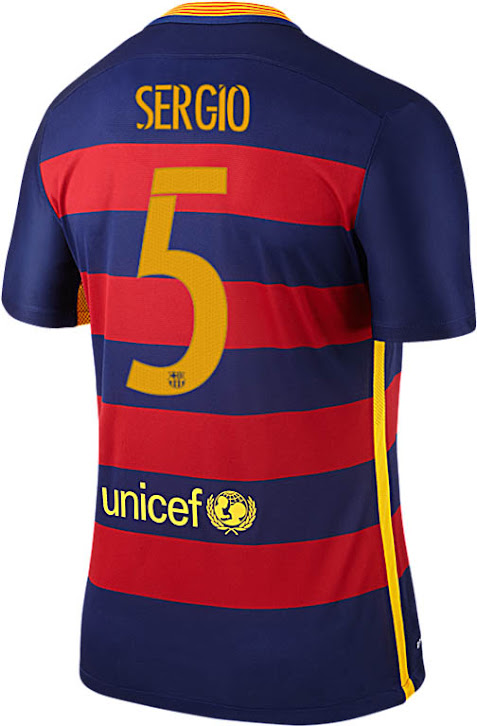 Barcelona Reveal New Typeface for 15-16 Kits - Footy Headlines