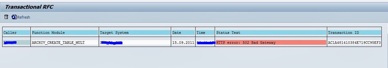 .: How to check RFC related errors