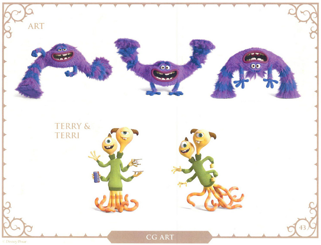 Monsters University Character Renders Leaked Online | Jori's ...