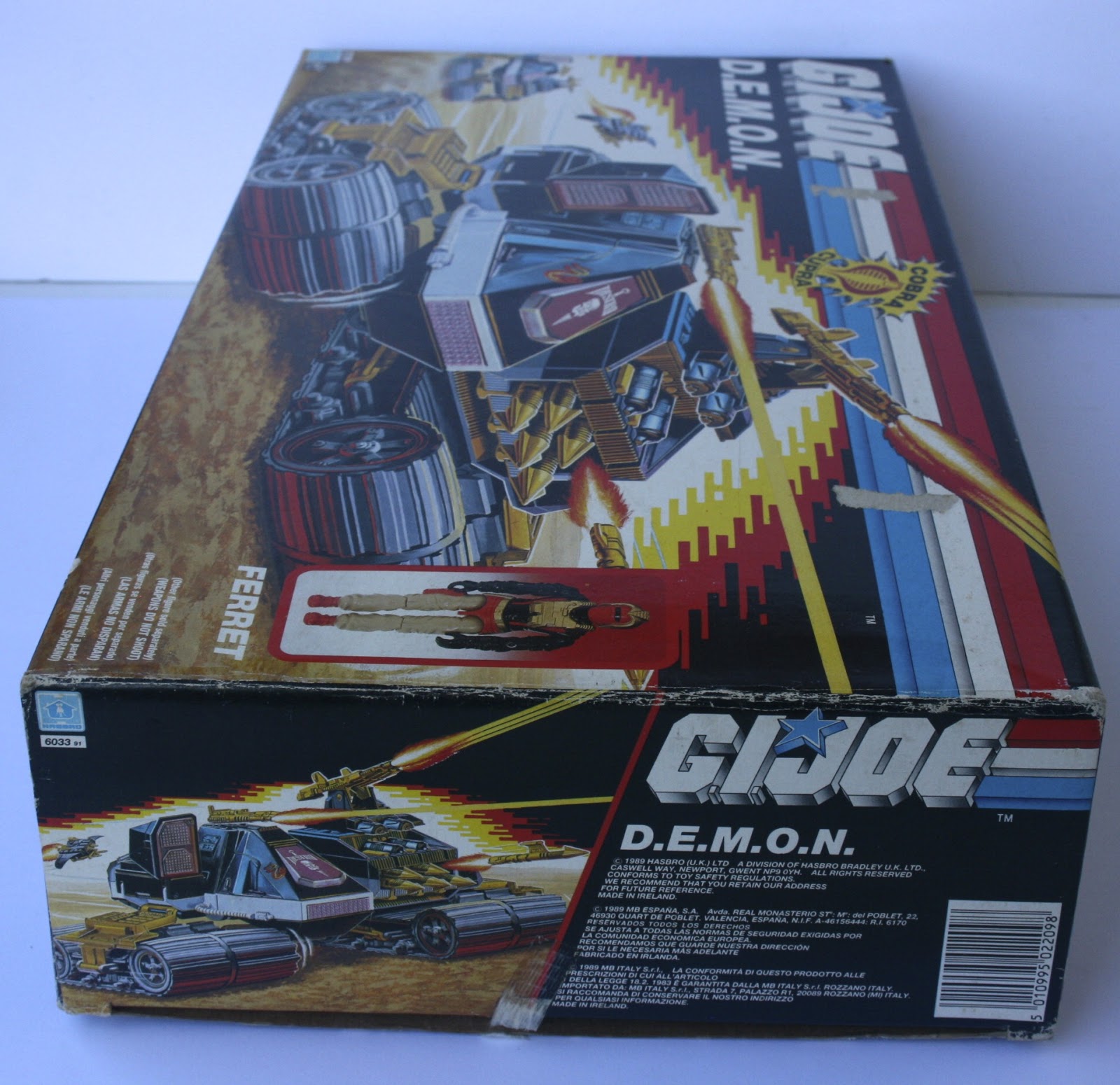 EL DRAGON DORADO: GIJOE GI JOE DEMON WITH FERRET - HASBRO 1989