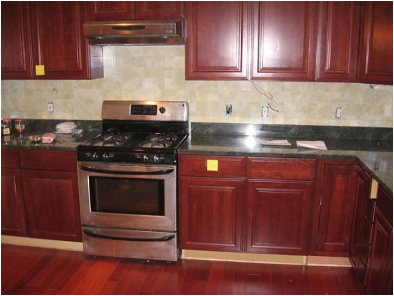 11 Cherry Red Cabinet Kitchens - ZCAZ MILLIE WALLS'S BLOG