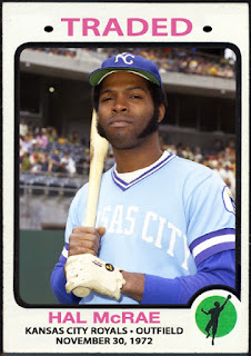 WHEN TOPPS HAD (BASE)BALLS!: 1973 TRADED: HAL McRAE