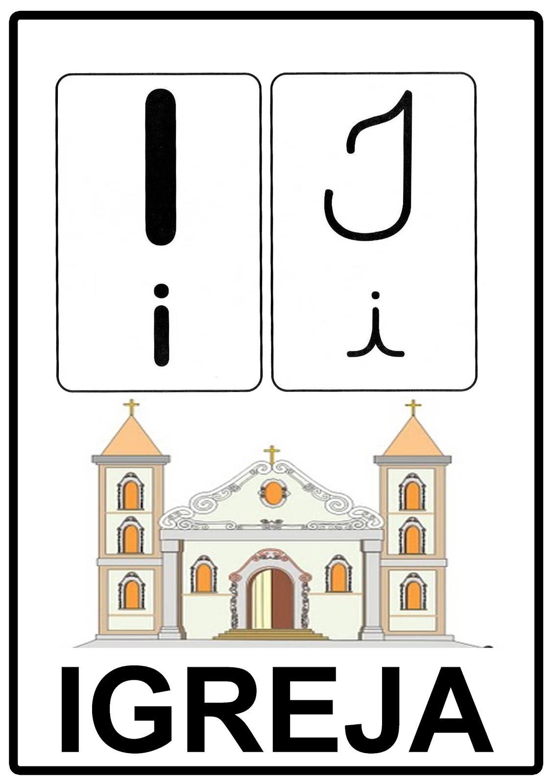 ALFABETO PARA SALA DE AULA: LETRA - I