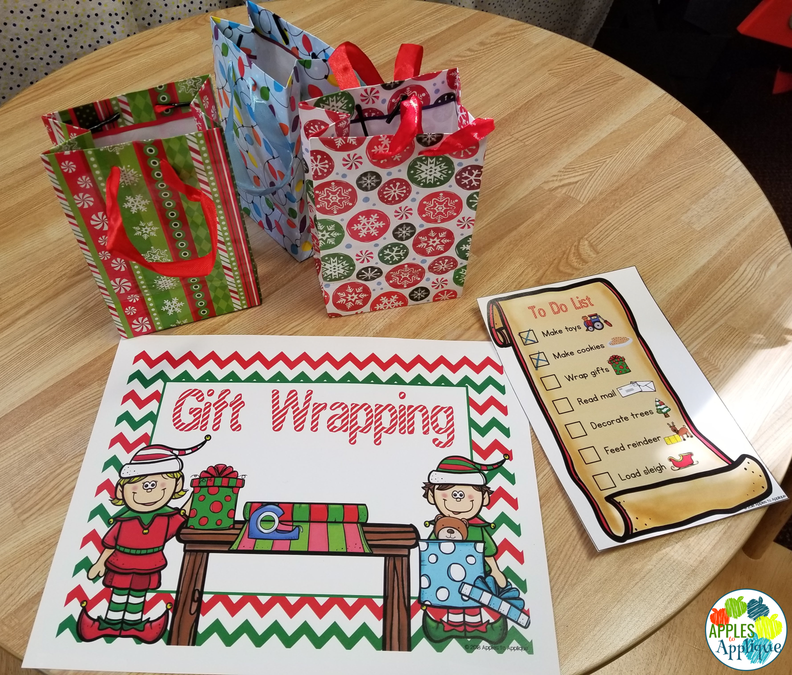 Apples to Applique: North Pole Dramatic Play Center