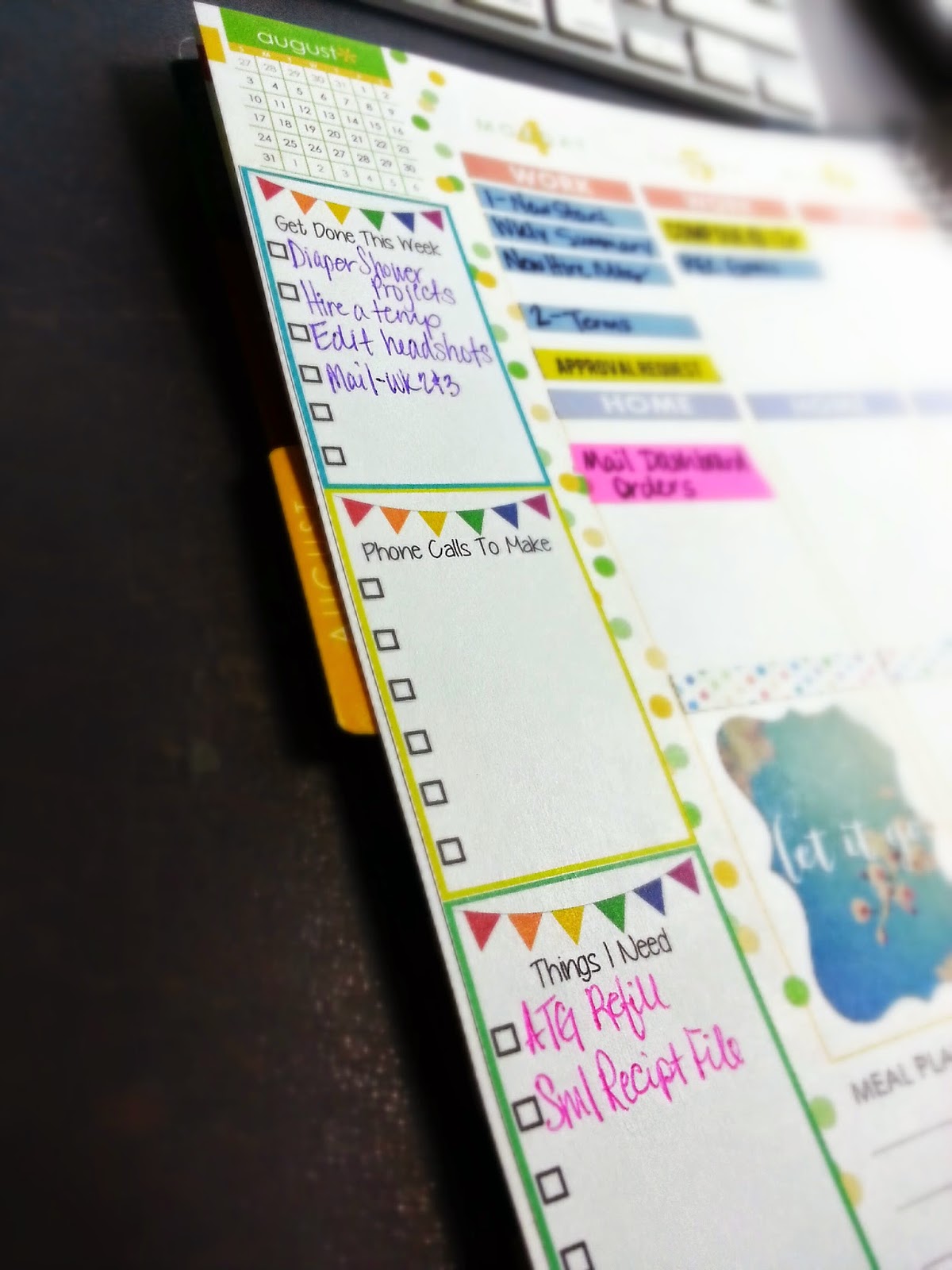 Planning Savage: My new weekly list stickers....