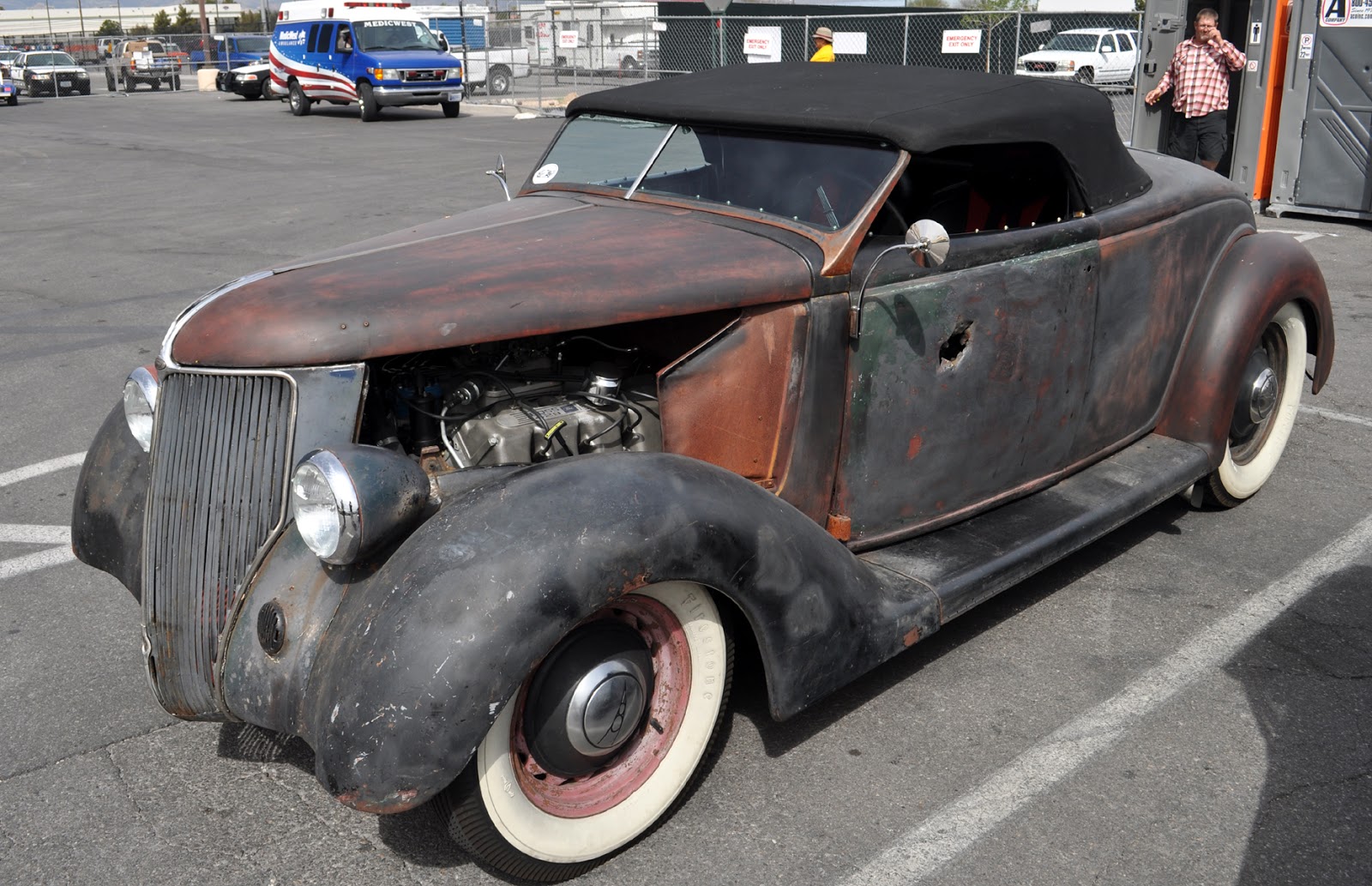 Karsoo: 36 Ford roadster, look s cool, has patina and a new top... but ...