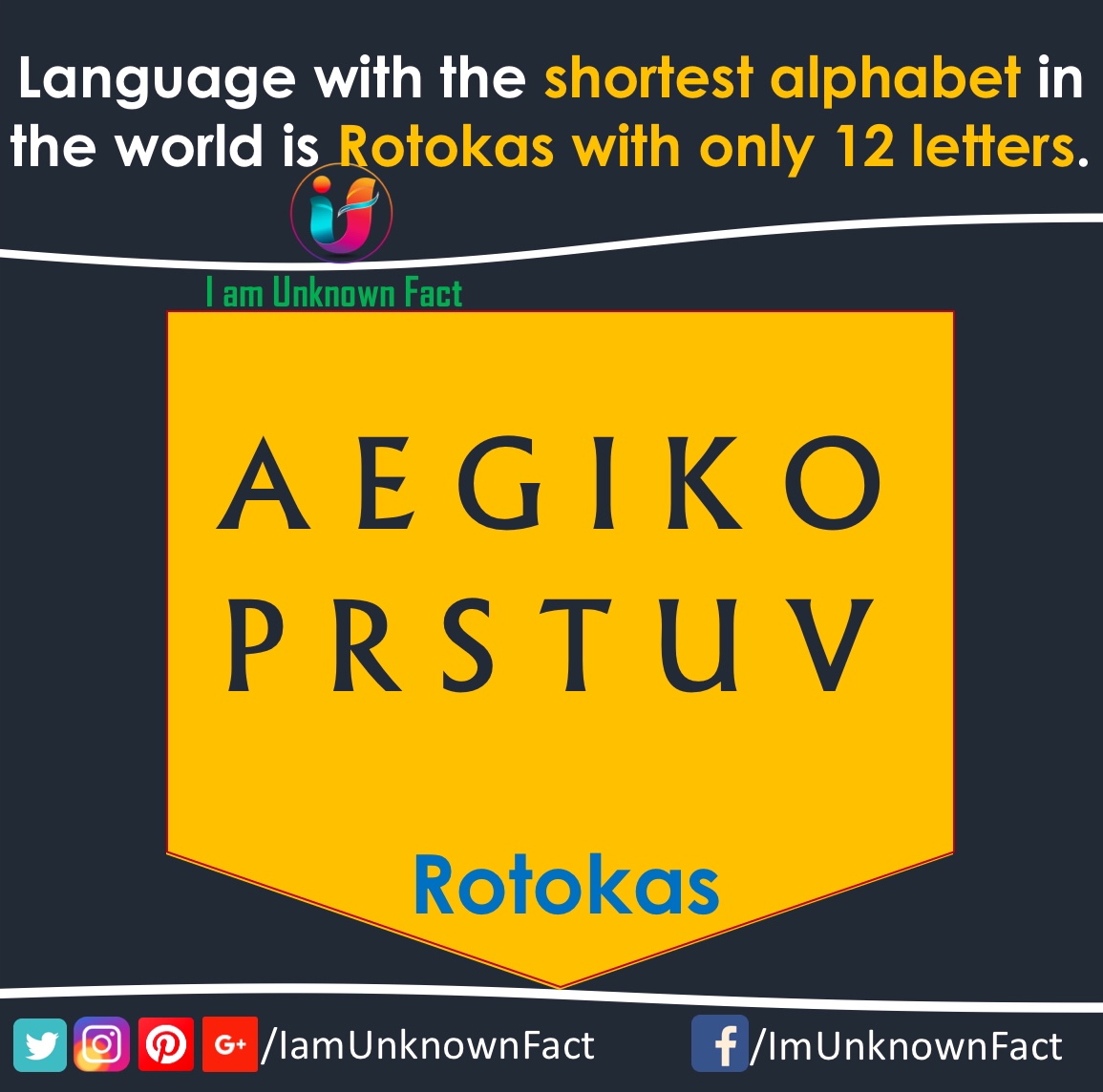 The papuan language of rotokas only has 11 letters making it the ...