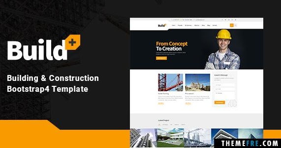 Julian Sydney BuildPlus - Construction Bootstrap 4 Template ...