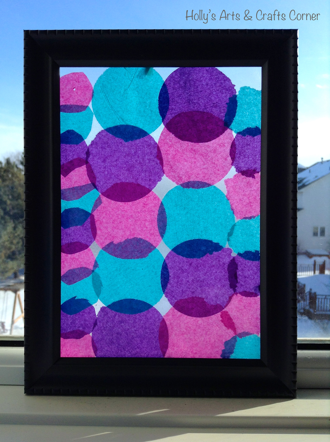 Holly's Arts and Crafts Corner: Craft Project: DIY "Faux" Stained Glass ...