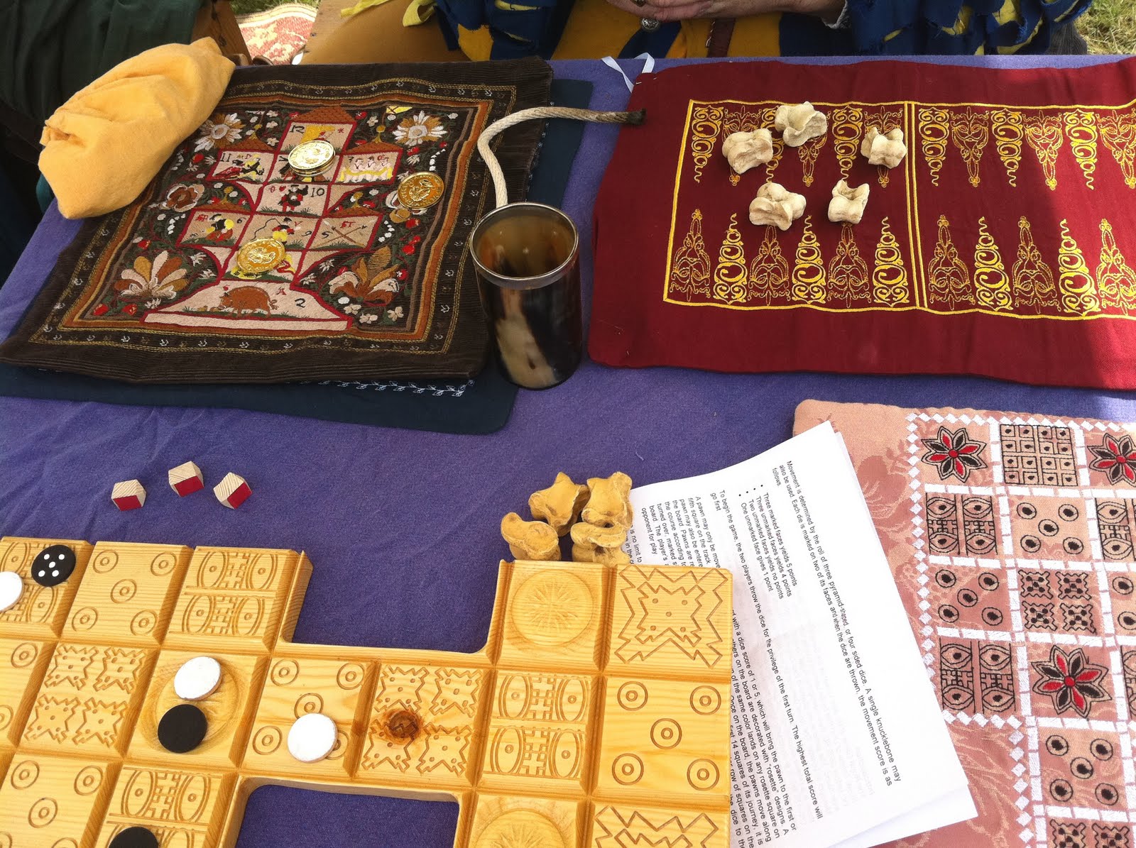 Medieval game boards | Encampment and Projects | Pinterest