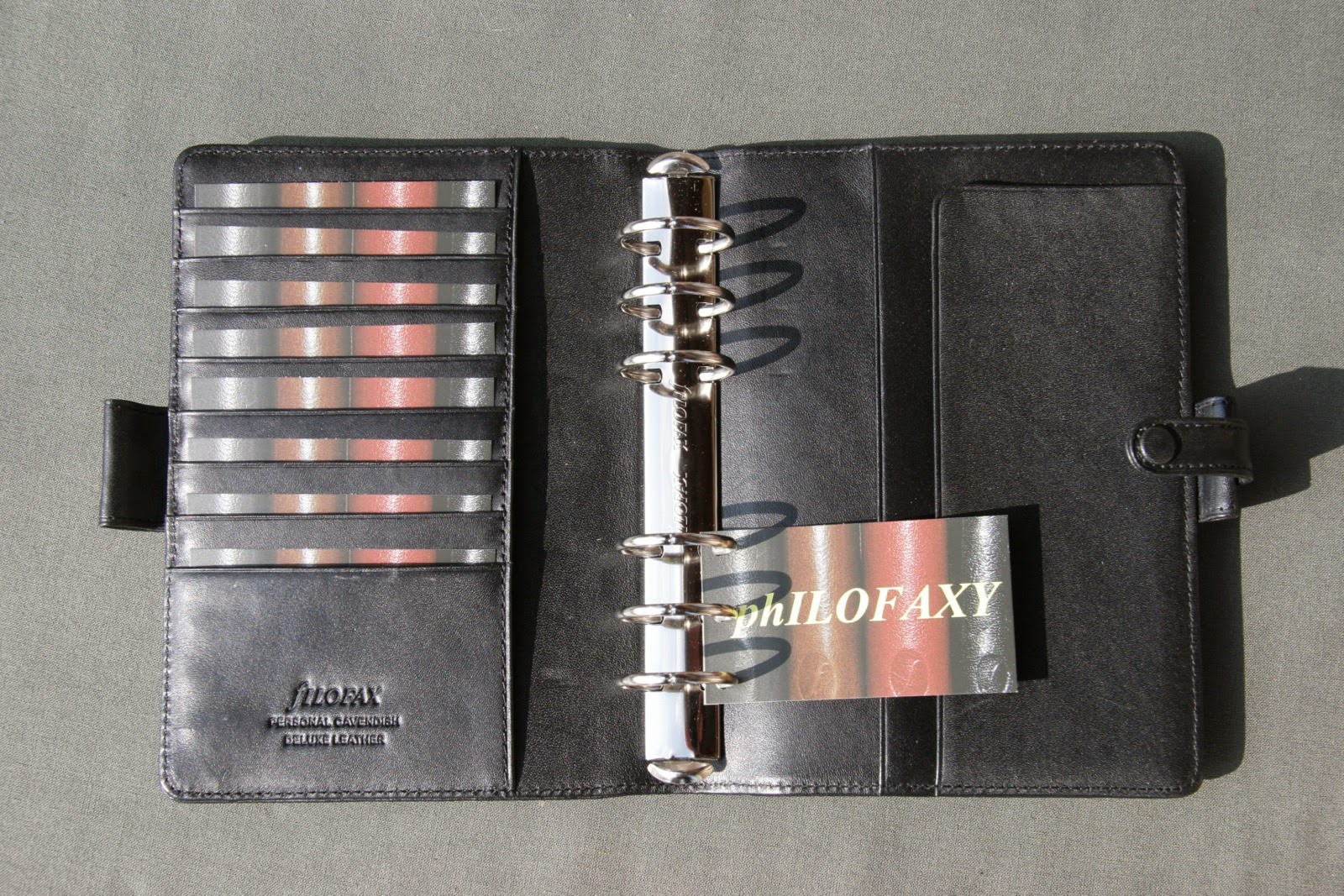 Philofaxy: Should credit card slots be in the front or the back? by Steve