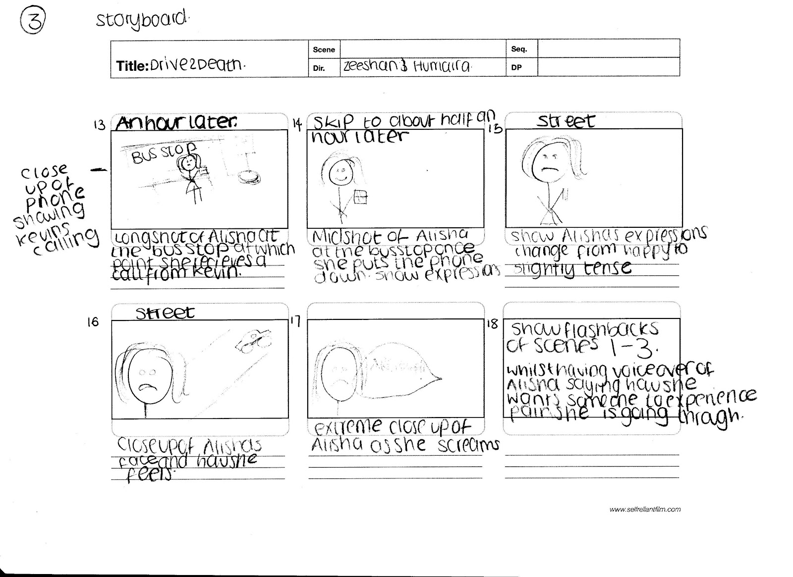 Humaira's Blog: Pre-Production: Storyboard