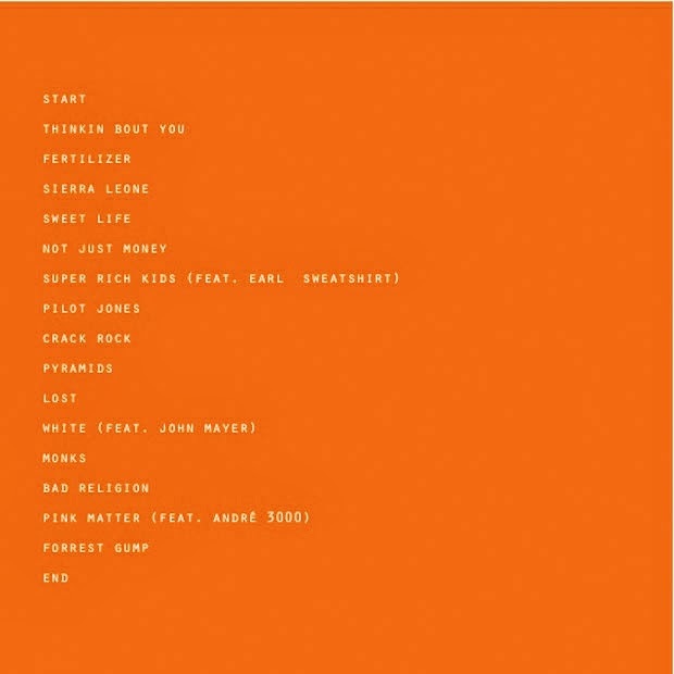 Fabi's A2 Media Blog: Digipak analysis 1 / Channel Orange - Frank Ocean