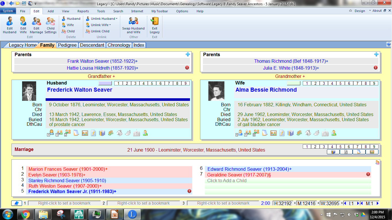 Genea-Musings: My Legacy Family Tree Colors