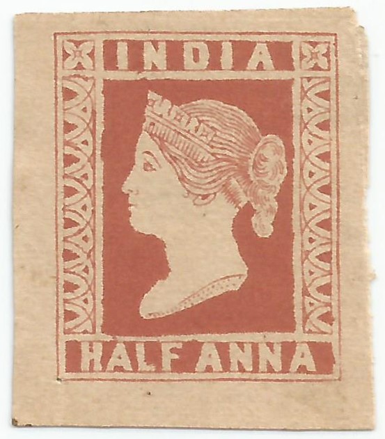 MYLA PHILATELY: Philatelic Studies (Part II) – 1854 India Half Anna Red