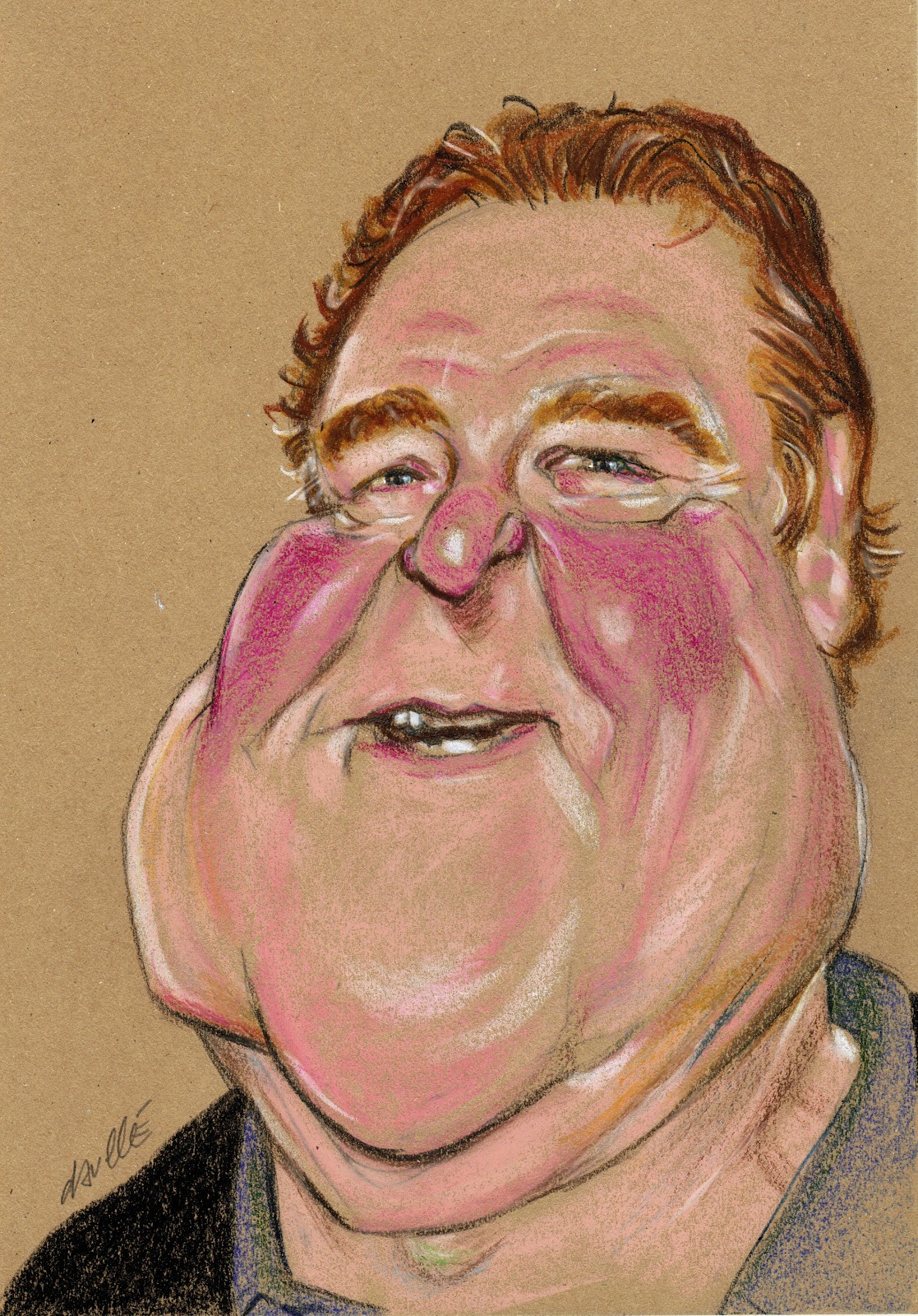 daullé's caricatures: John Goodman, ordinary Mister XXL