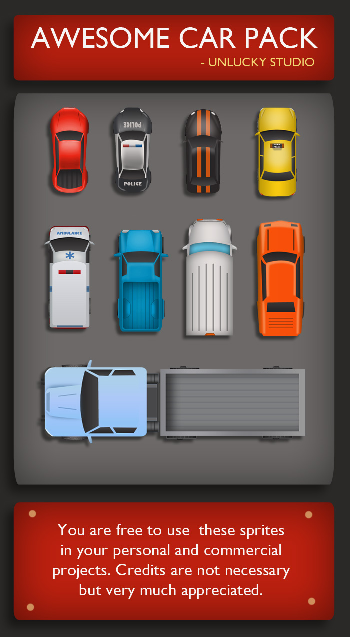 2D Cars Sprites for Android, iOS and Unity Games - Android Help and ...