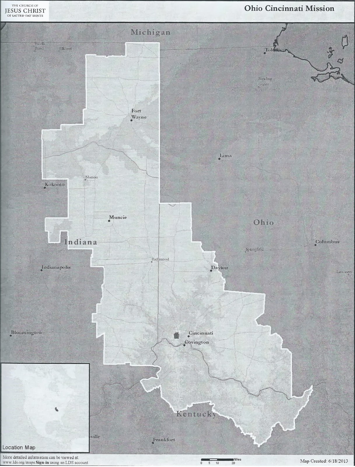 Sharing The Light So We Can See The World Glow: Ohio Cincinnati Mission ...