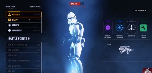 Classes and Special Characters Guide: SW Battlefront 2