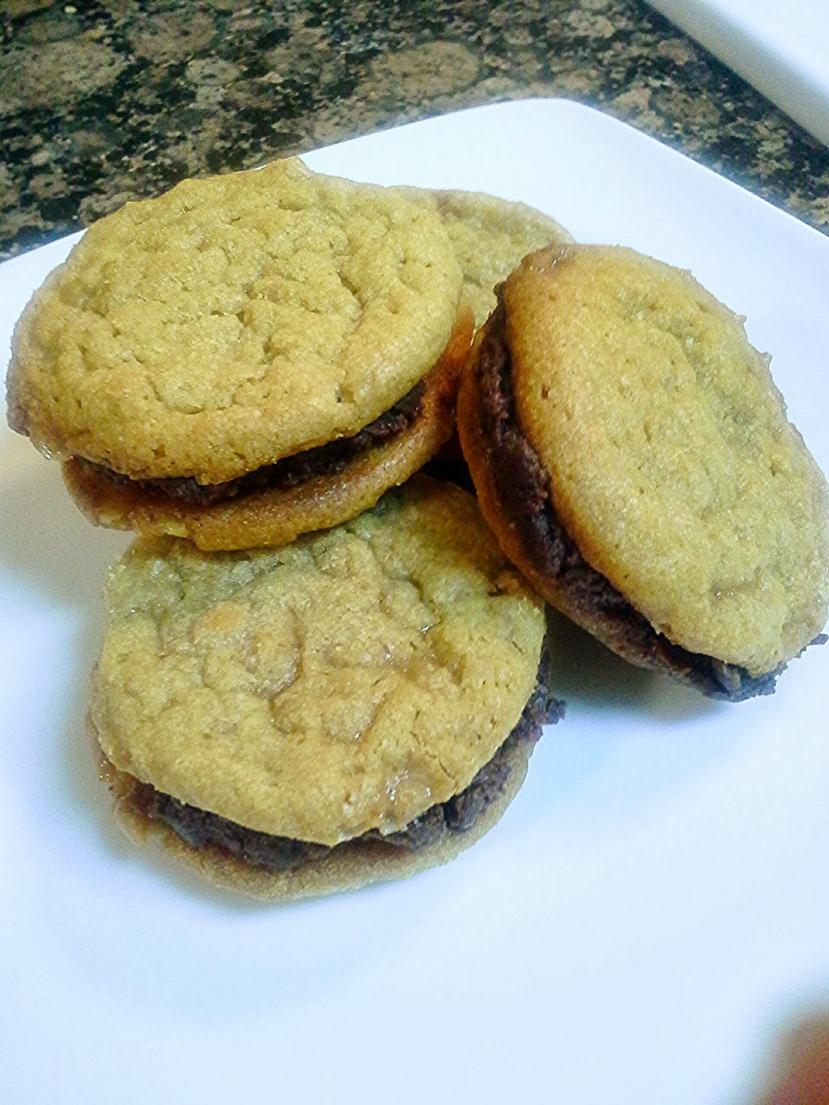 Ally in Cali: Peanut butter fudge sandwiches