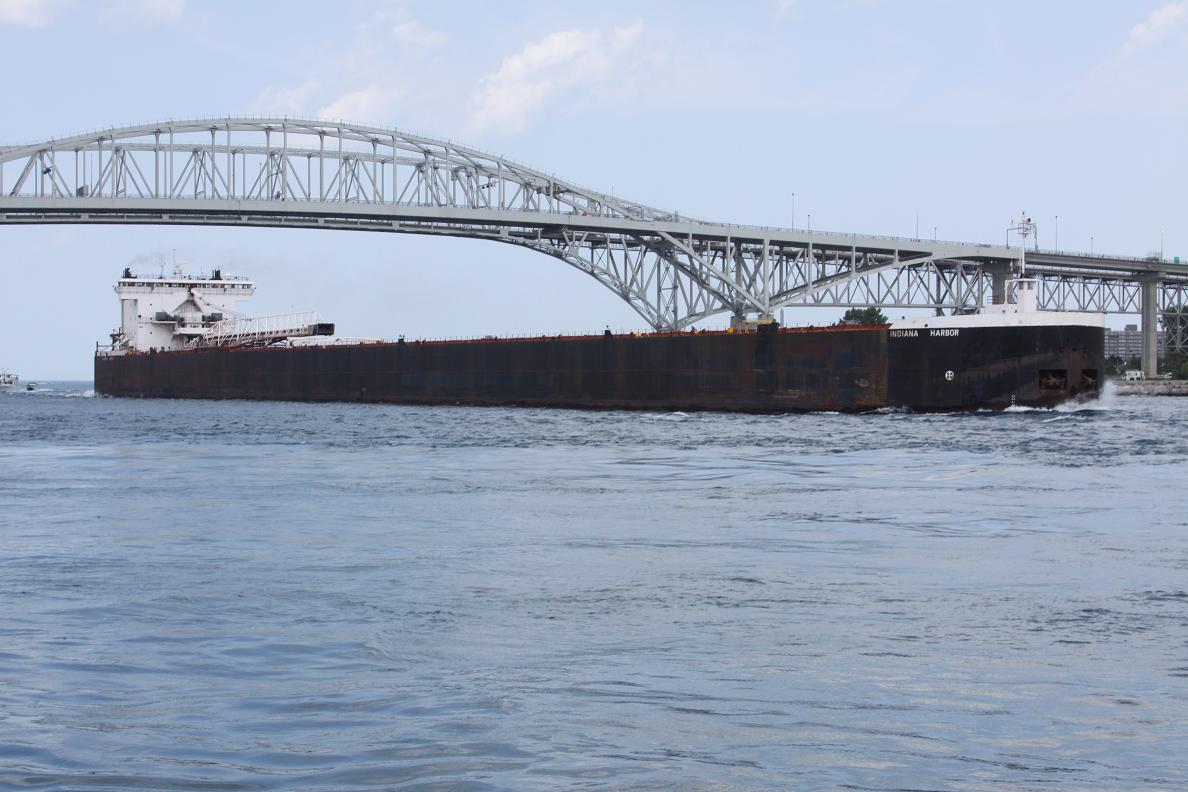 Michigan Exposures: The Indiana Harbor Enters Port Huron