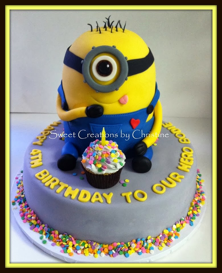 Hope for Baby Bennett: Minions for our Minion, Part 1. The cake!