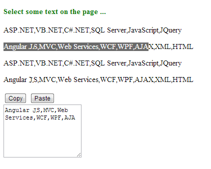 ASP.NET,C#.NET,VB.NET,SQL Server,JQuery,JavaScript,Ajax,Gridview ...