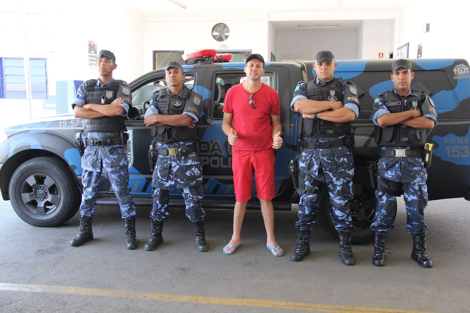Guarda Civil Metropolitana de Goiânia: ROMU RECEBE AGRADECIMENTO: