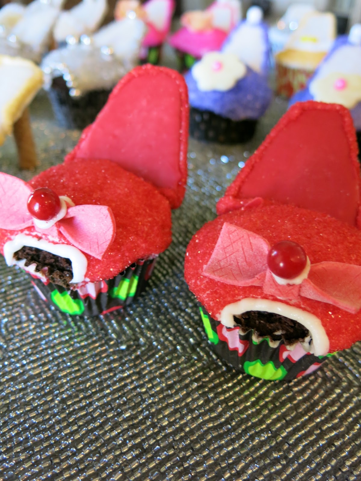 High Heel Love - High Heel Cupcakes - Purple Chocolat Home