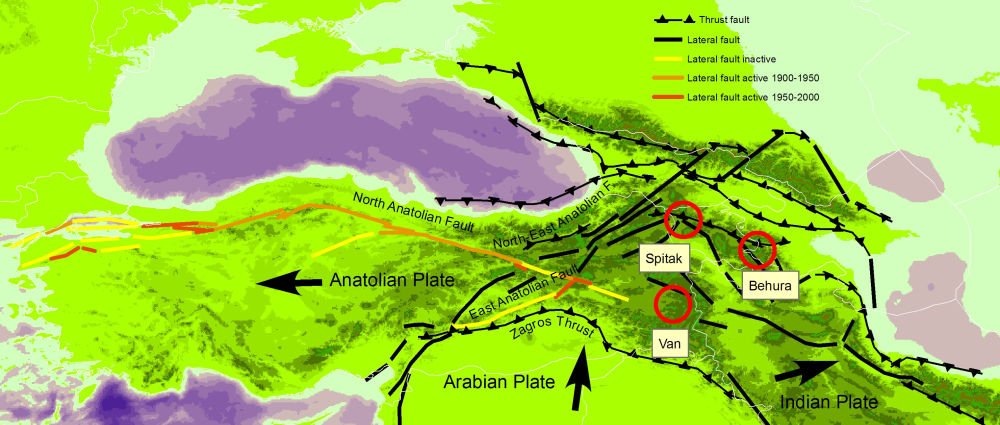 History of Geology: Paleoseismology of the Anatolian and Caucasus Region