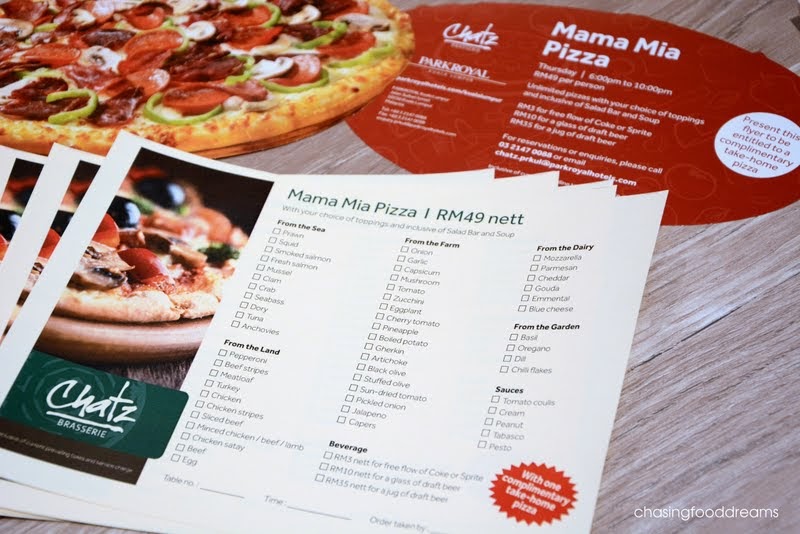 CHASING FOOD DREAMS: Chatz Brasserie, PARKROYAL Kuala Lumpur: Mama Mia ...