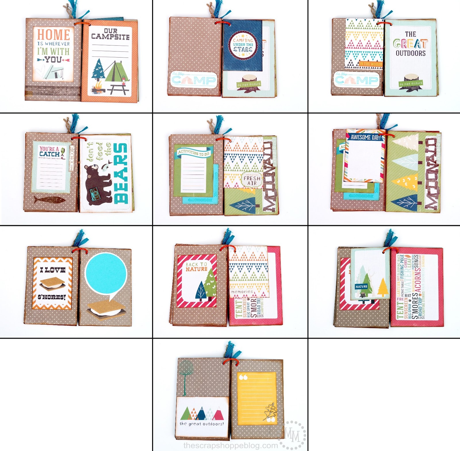 Quick & Easy Camping Mini Album - The Scrap Shoppe