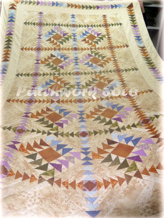 Patchwork Soco: Colchas multicolores - Vuelo de la oca