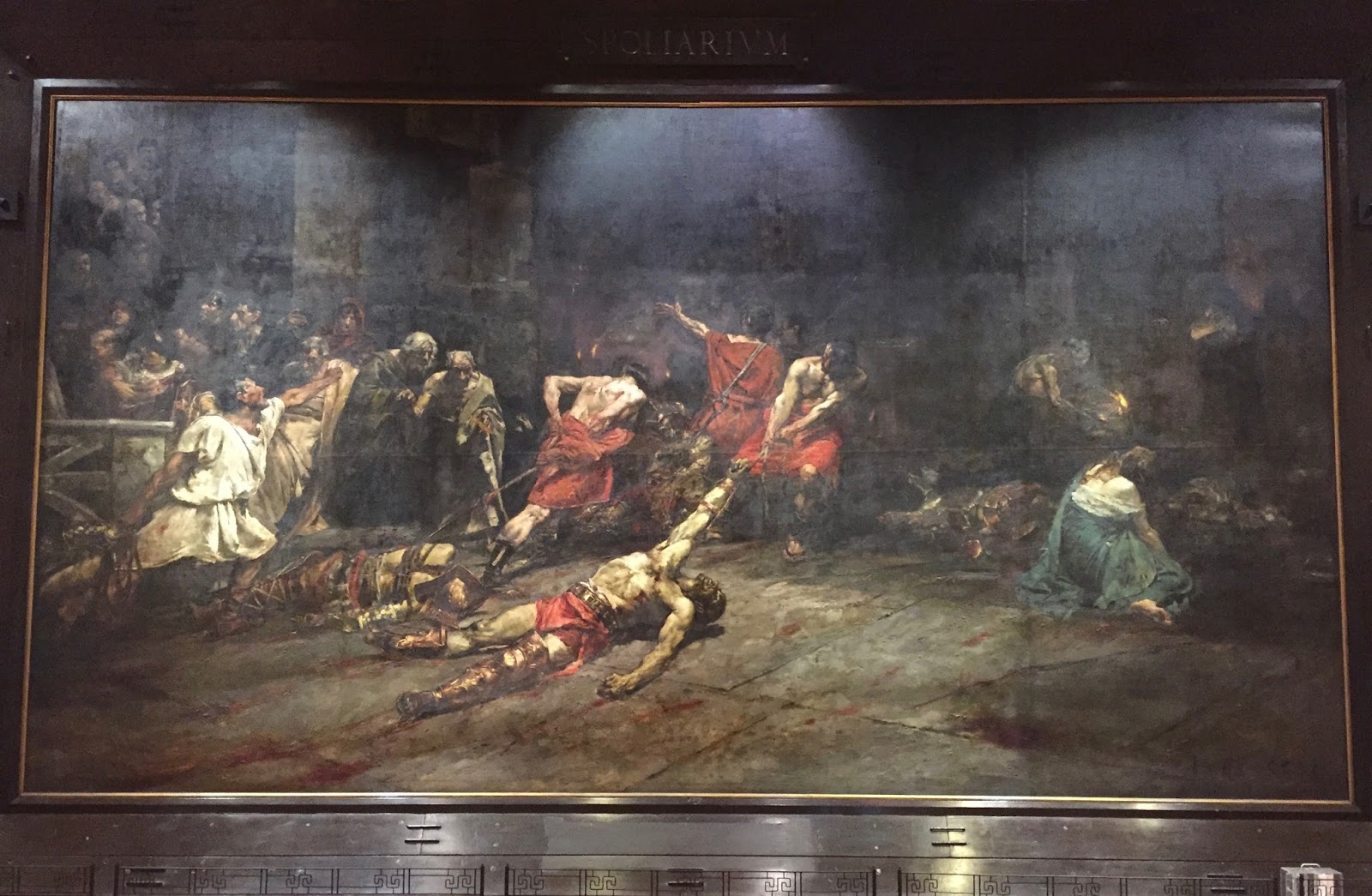 Spoliarium by Juan Luna (1884) @ The National Museum; Philippines | Moonlit