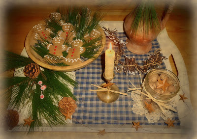 Cathy's Craft Corner: A Primitive Christmas vignette