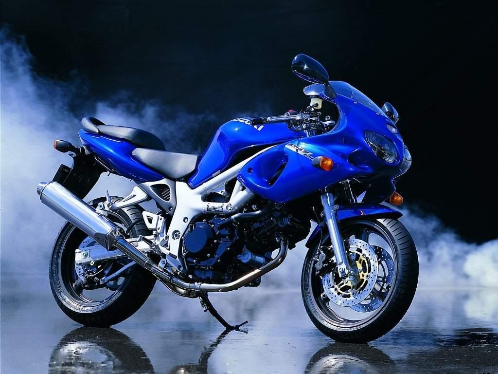 Suzuki Sv650s Blue Smoke Background Wallpaper | Wallpee