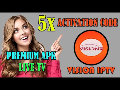 VISION TV : NEW PREMIUM IPTV LIVE CHANNELS + 5 ACTIVATION CODE ...