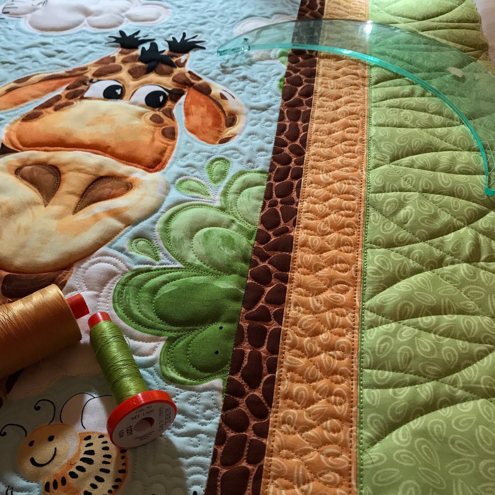 Karen's Quilts, Crows and Cardinals: 2019 Free Motion QAL: Part 2 ...