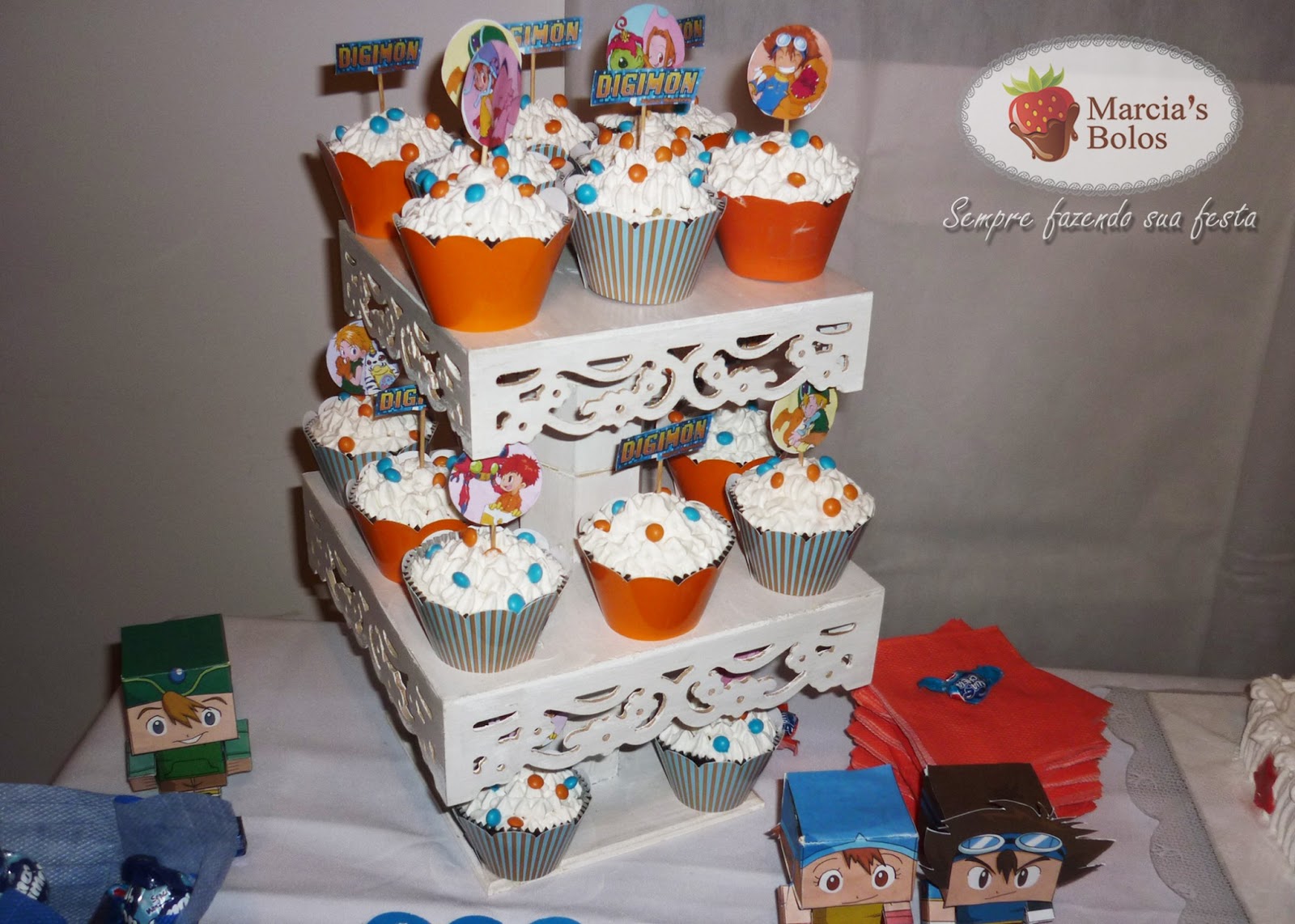 Marcia's Bolos: Festinha Digimon