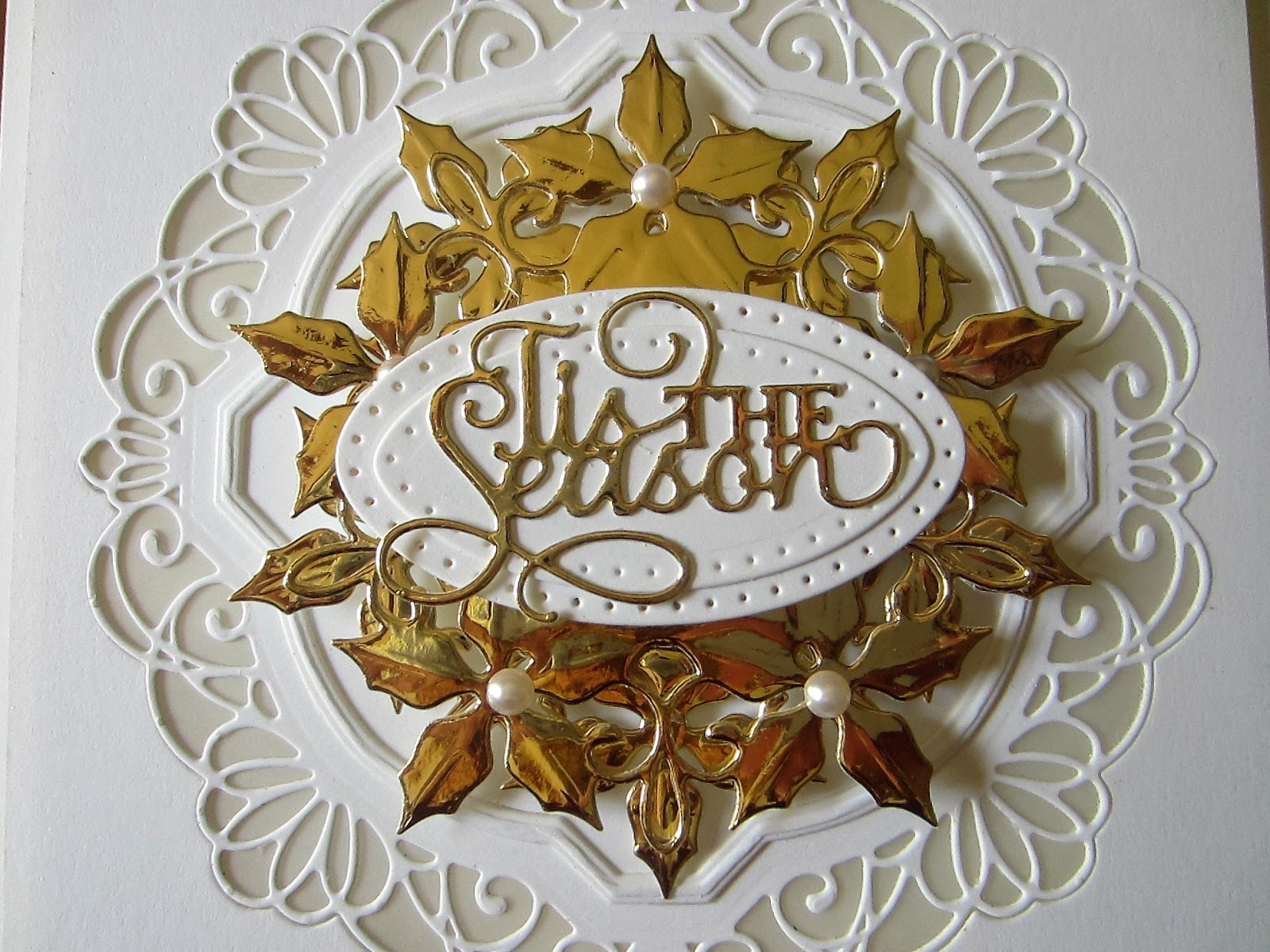 PartiCraft (Participate In Craft): Elegant Gold Card