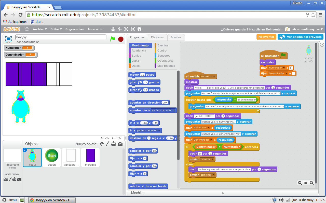 Competencias clave con Scratch: Actividades realizadas en el IES ...
